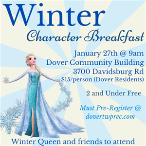 Dover Township: Character Breakfast