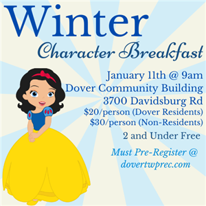 Dover Township: Character Breakfast